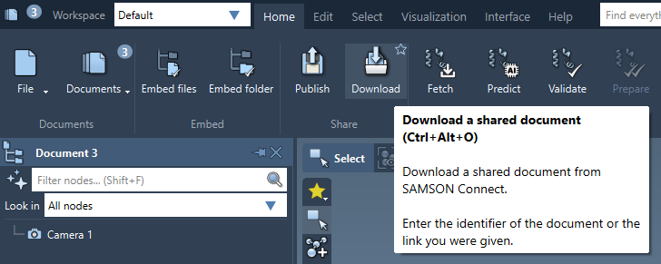 Loading molecules — SAMSON User Guide